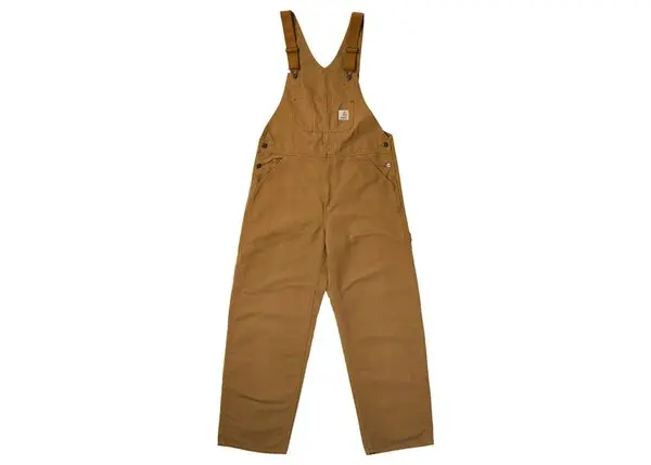 Palace X Carhartt Wip Medley Overall - Hamilton Brown | Editorialist